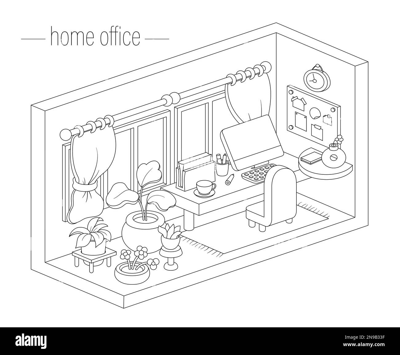 Interior cute Black and White Stock Photos & Images - Alamy