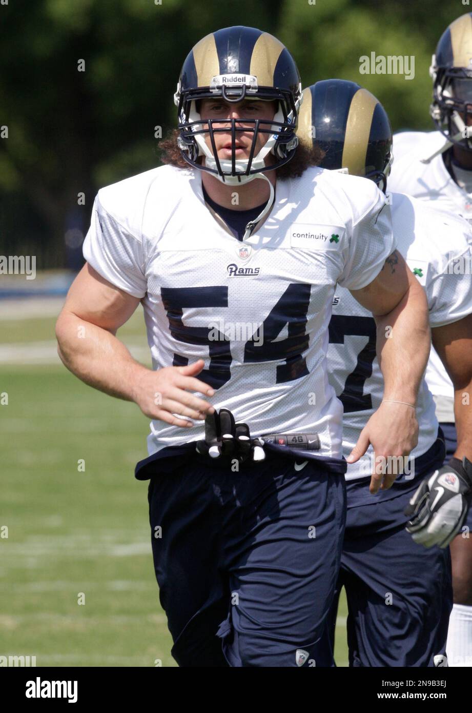 St. Louis Rams linebacker Alex Hoffman-Ellis (54) during the first day ...