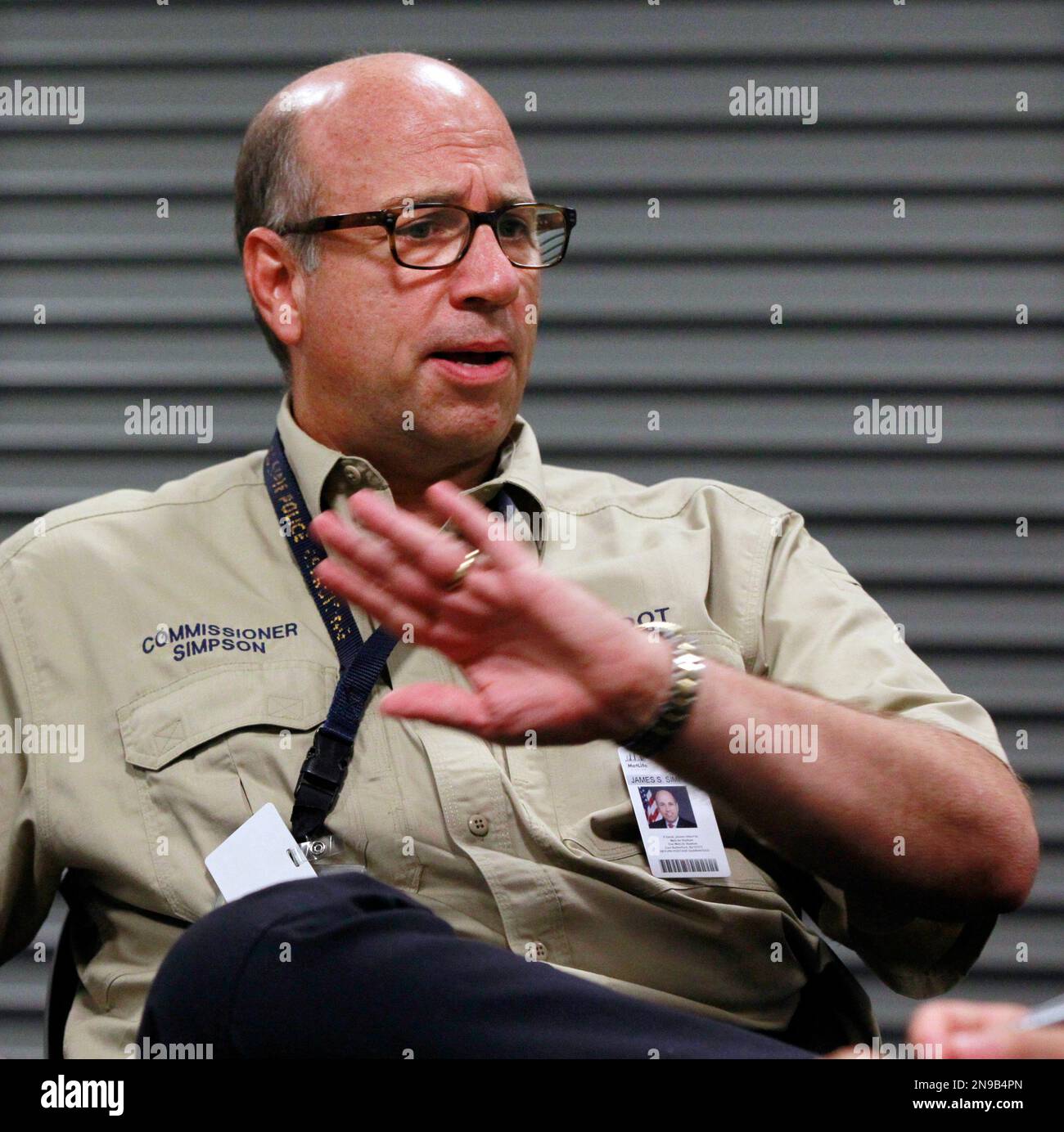 New Jersey Department of Transportation Commissioner Jim Simpson ...