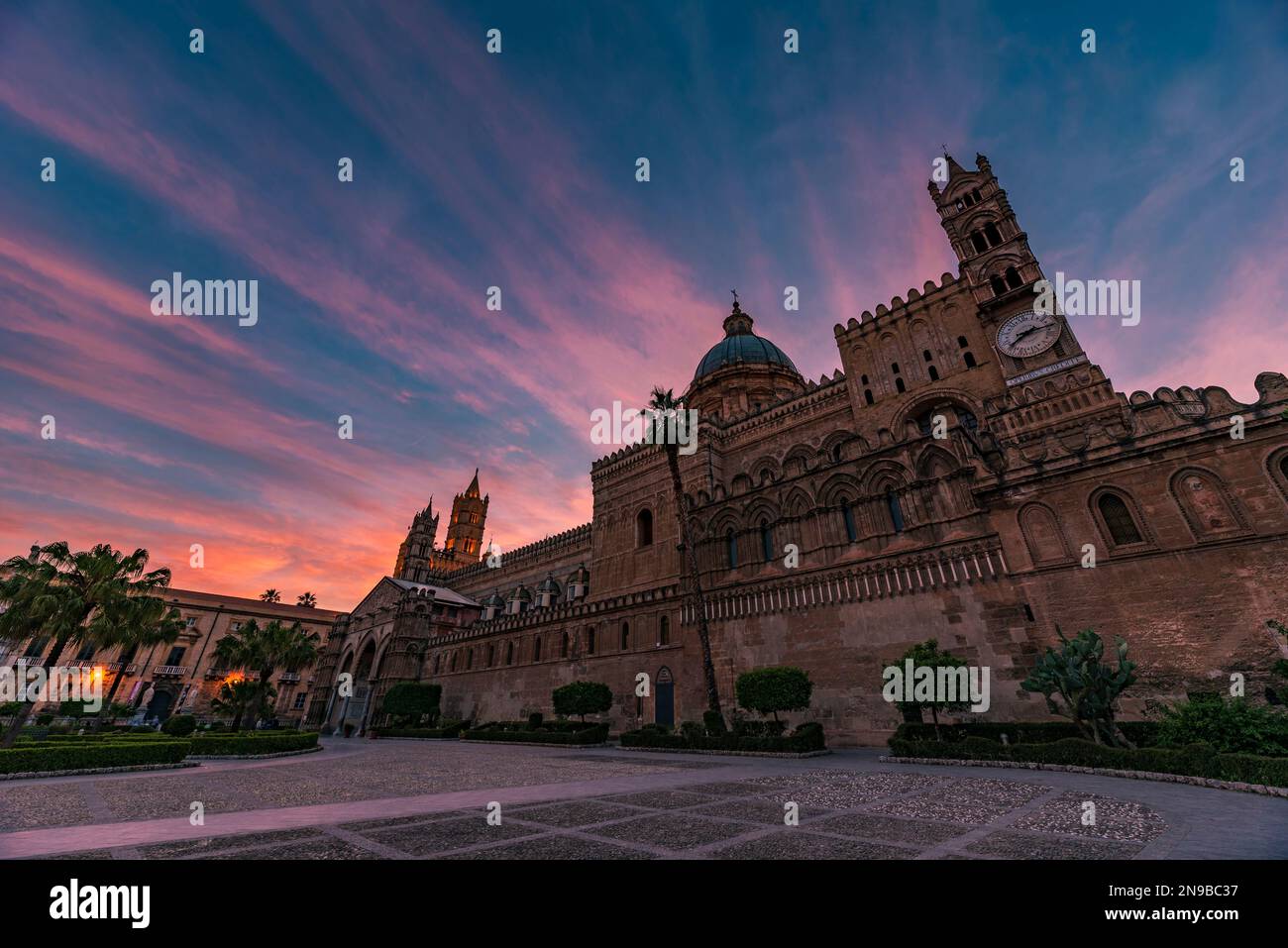 Arab norman palermo sunset hi-res stock photography and images - Alamy