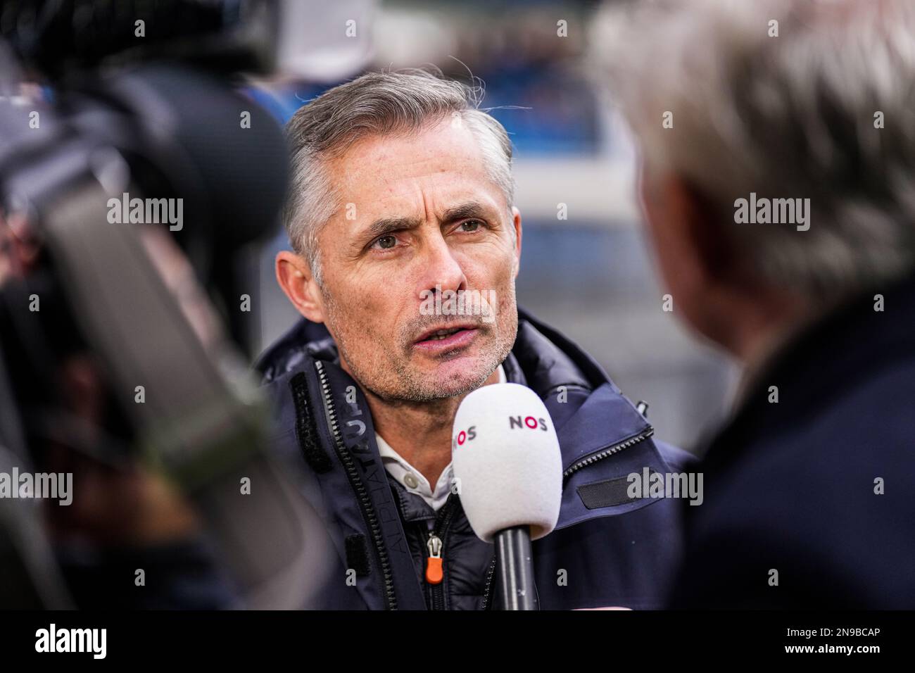 Heerenveen - SC Heerenveen coach Kees van Wonderen during the match ...
