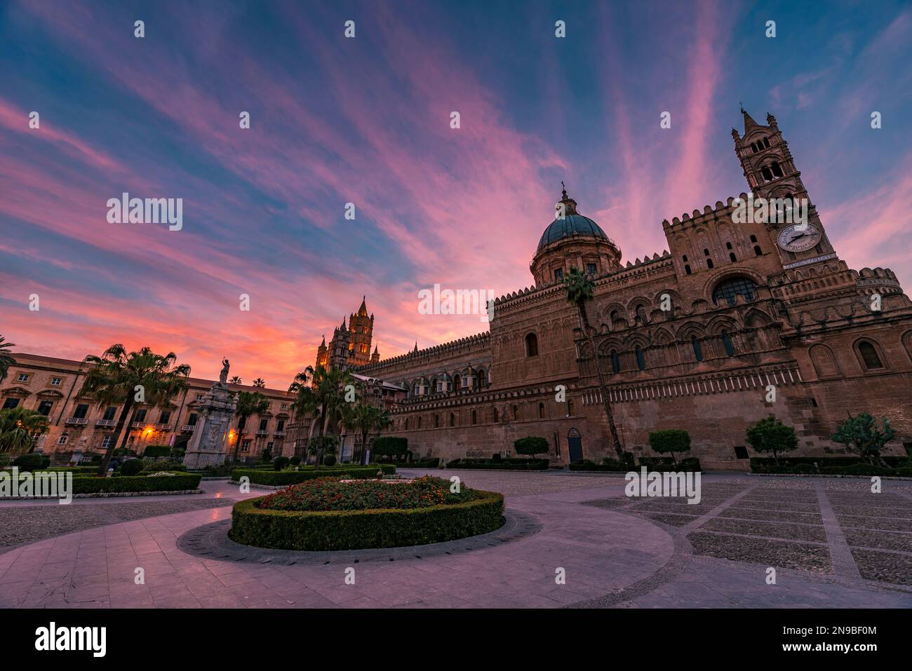 Arab norman palermo sunset hi-res stock photography and images - Alamy