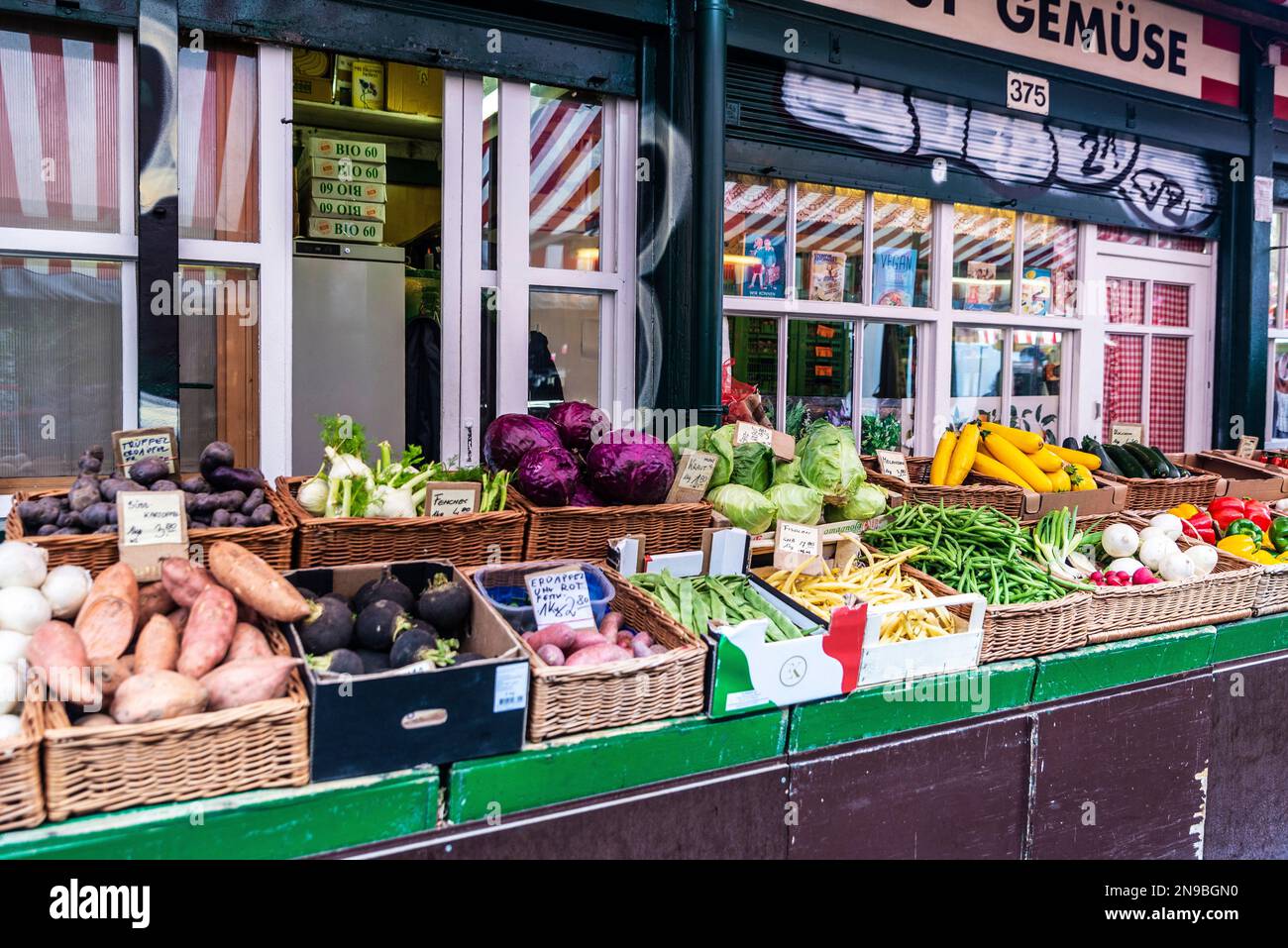 Vienna, Austria - October 14, 2022: Fruit and vegetable shop in ...