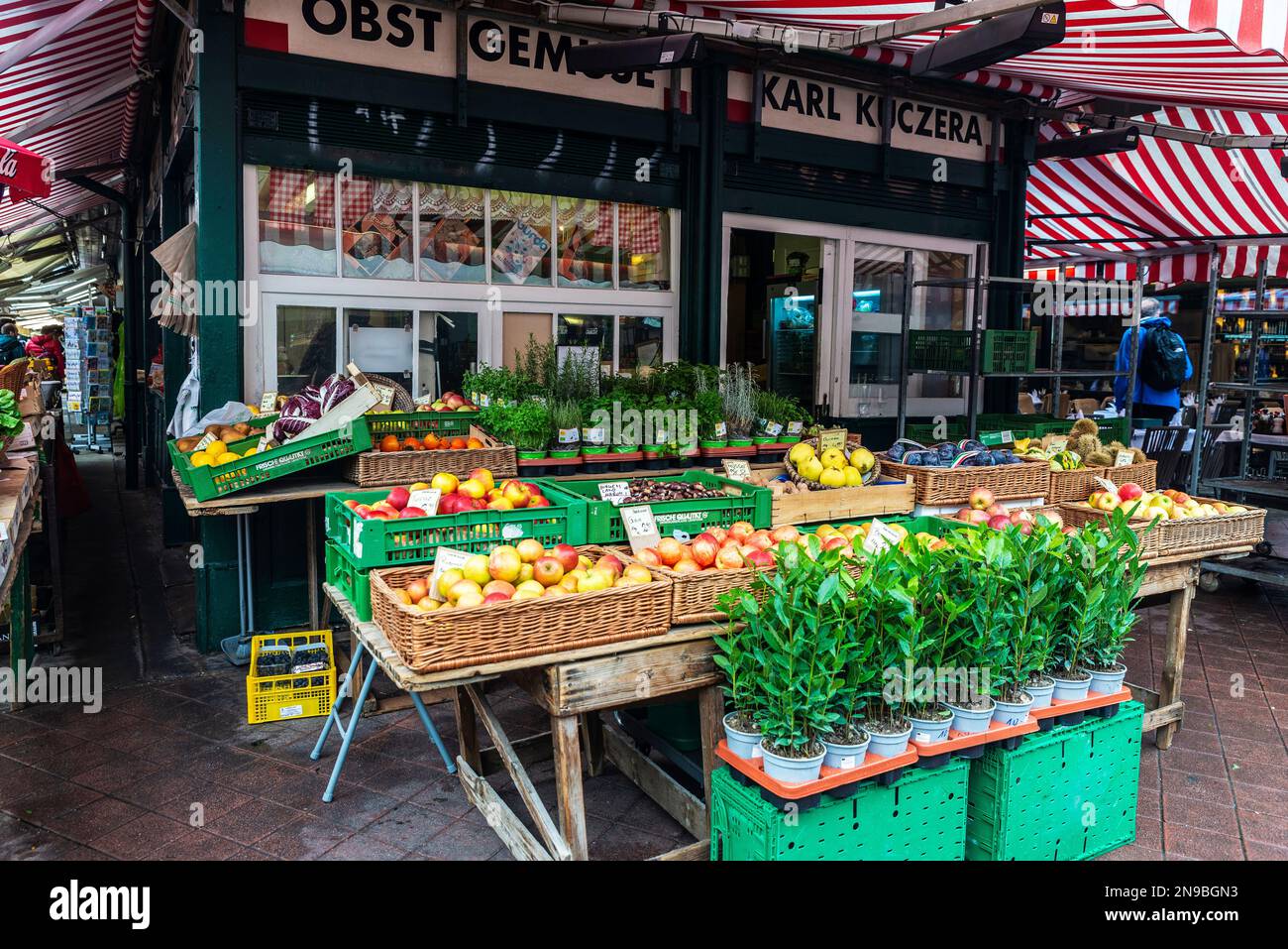 Vienna, Austria - October 14, 2022: Fruit and vegetable shop in ...