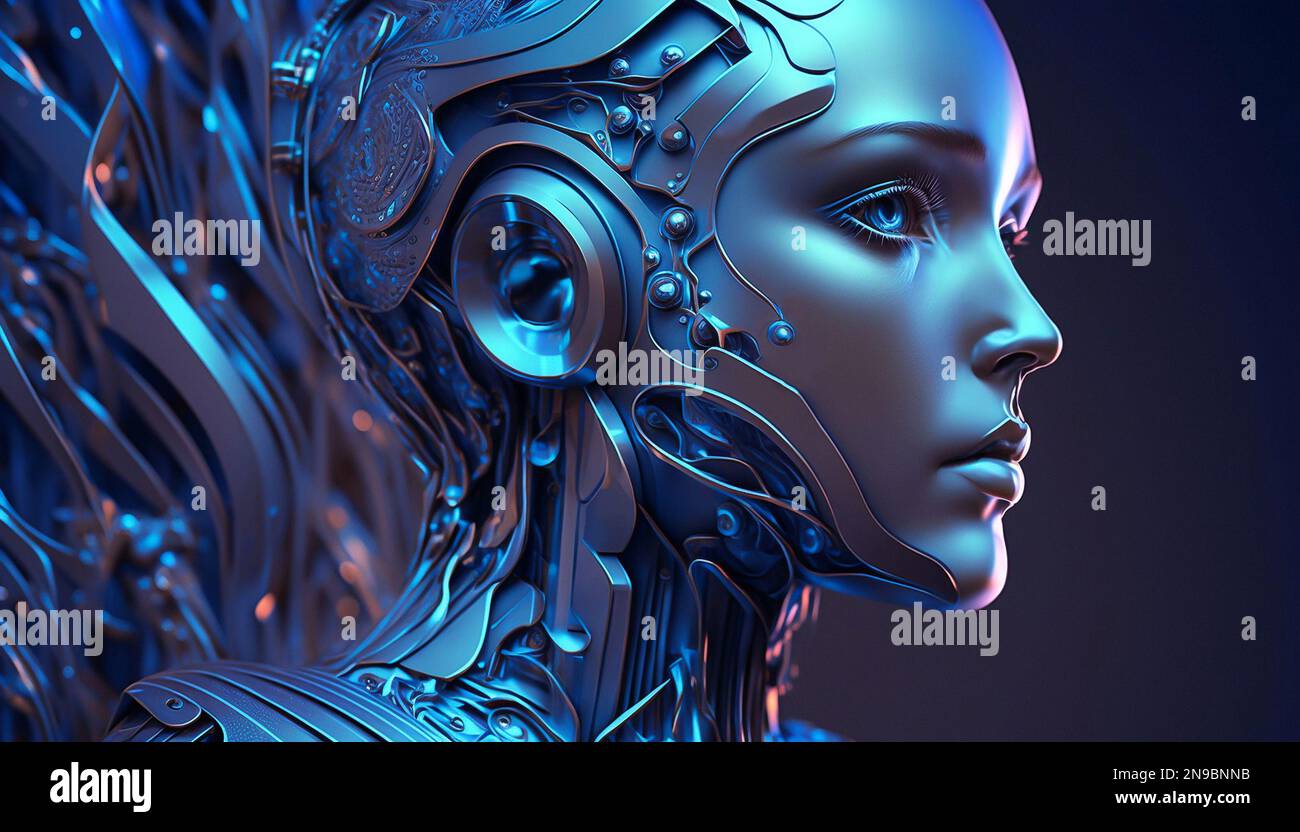 Ai generated robot hi-res stock photography and images - Alamy
