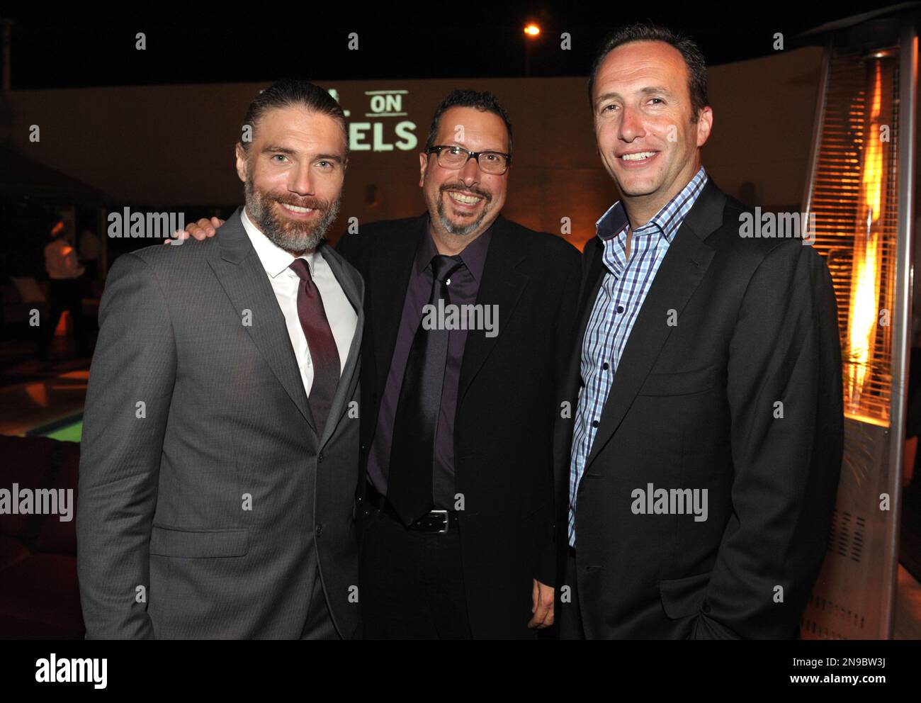 Actor Anson Mount, executive producer John Shiban, and AMC's Charlie ...