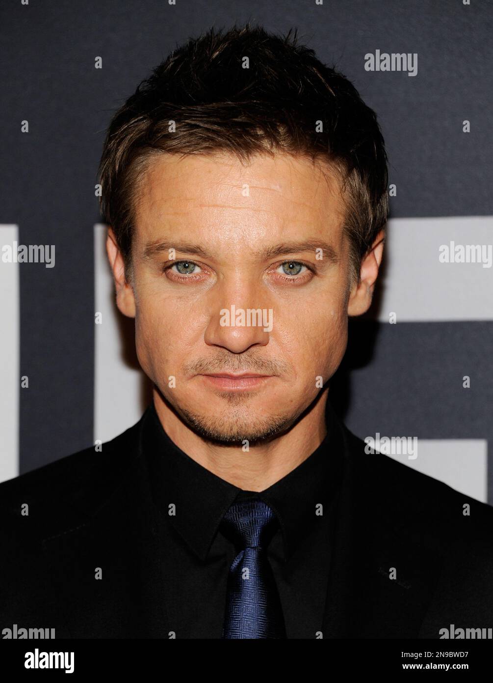 Actor Jeremy Renner attends the world premiere of "The Bourne Legacy ...