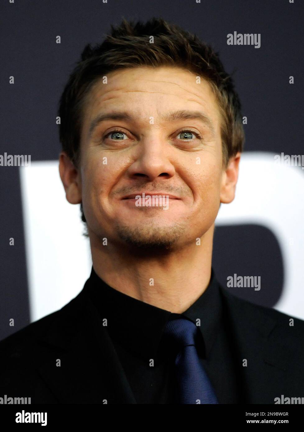 Actor Jeremy Renner attends the world premiere of "The Bourne Legacy ...