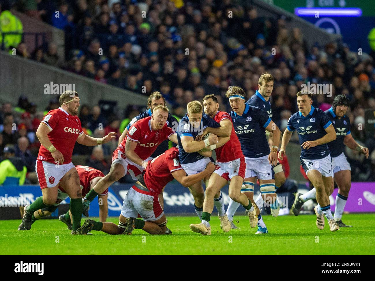 Rugby union scotland wales 2023 hi-res stock photography and images - Alamy