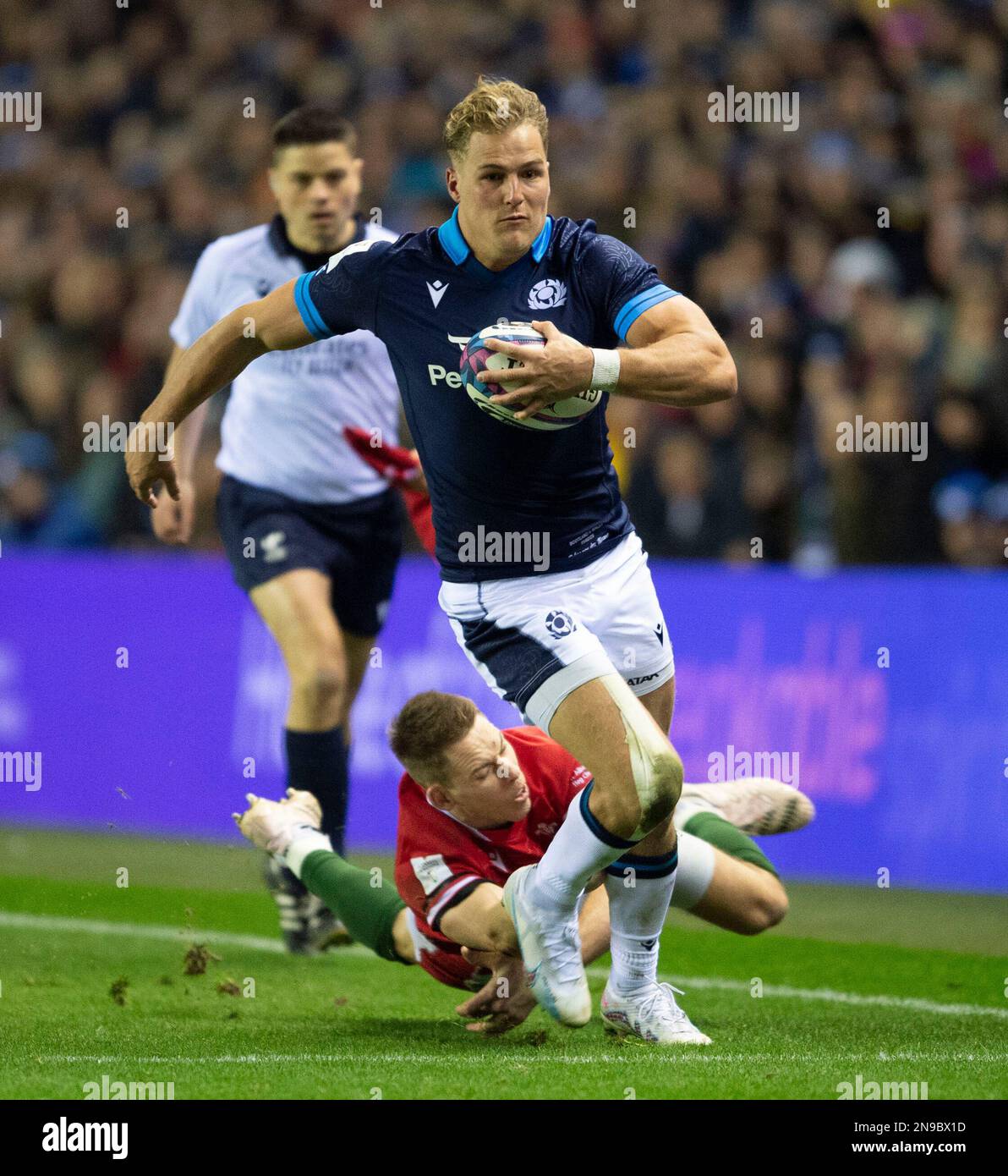 11th February 2023: Guinness Six Nations 2023. ScotlandÕs Duhan van der ...