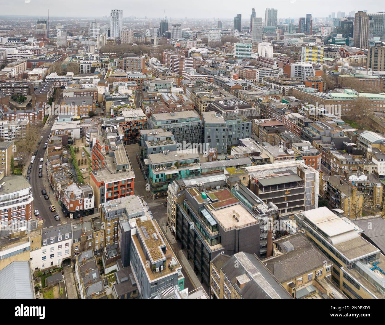 Islington london aerial hi-res stock photography and images - Alamy