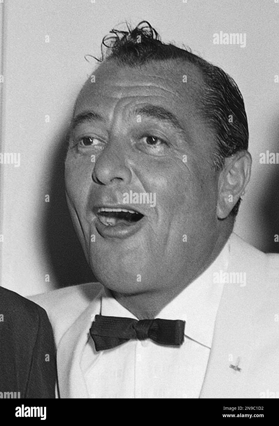 FILE - This July 8, 1960 file photo shows singer Tony Martin at the ...