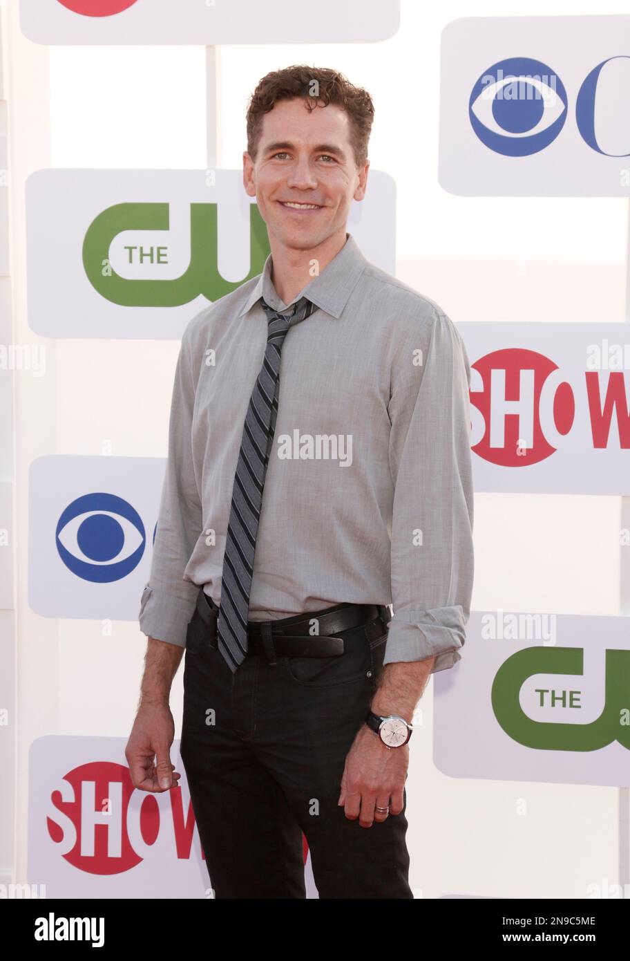 arrives at the CBS, Showtime and The CW 2012 TCA summer tour party at ...