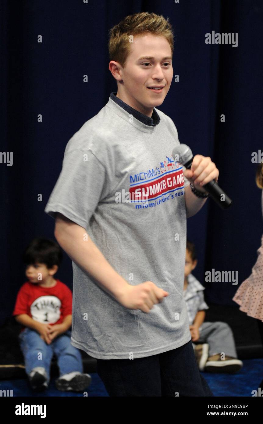 MIAMI, FL - JULY 28: Reed Alexander visits the Miami Children's Museum ...