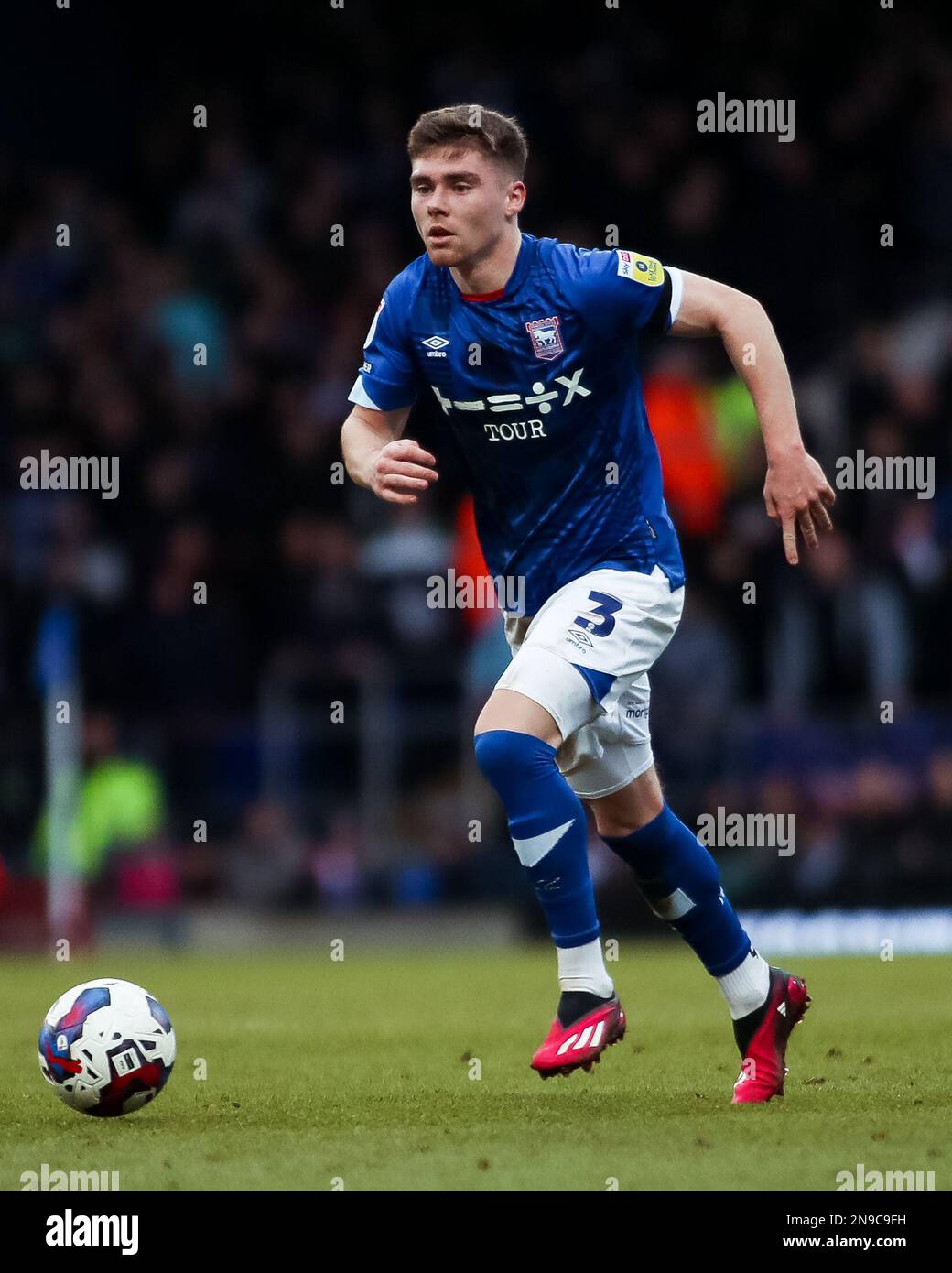 Ipswich Town's Leif Davis in action during the Sky Bet League One match ...