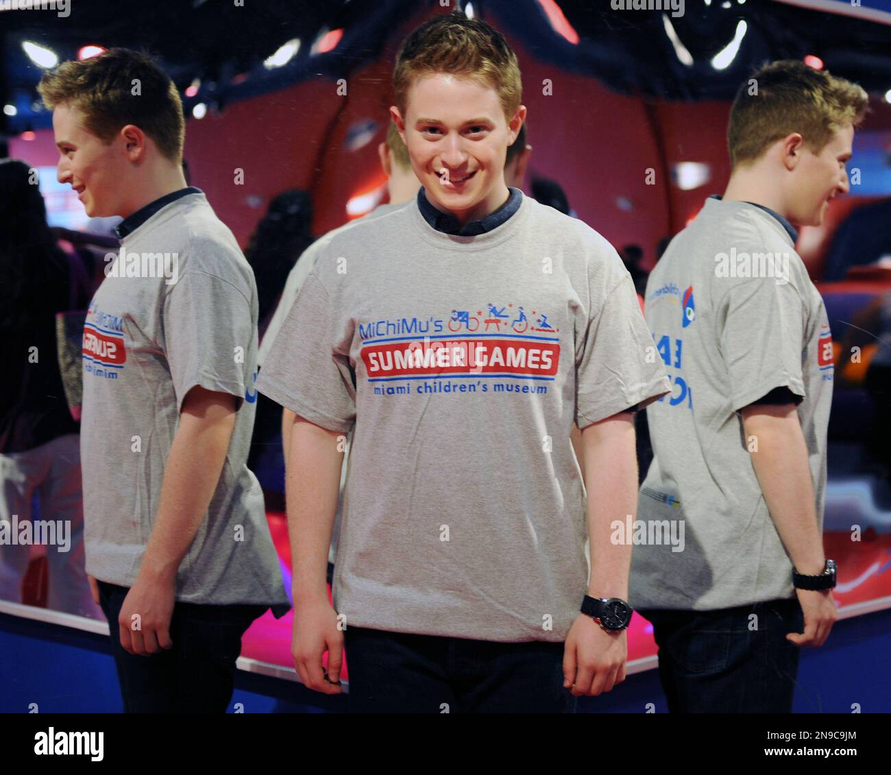 MIAMI, FL - JULY 28: Reed Alexander visits the Miami Children's Museum ...