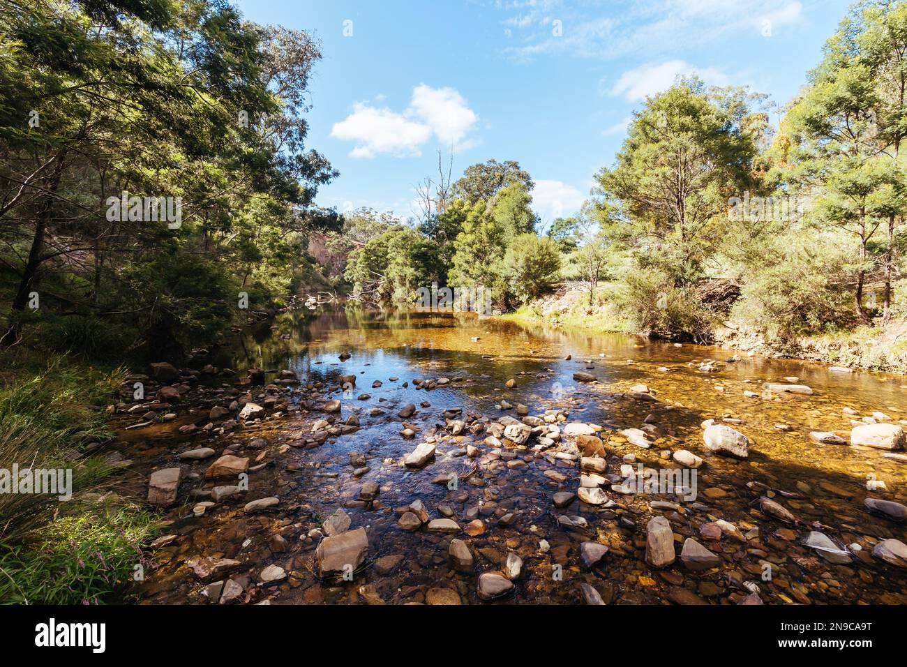 Lerderderg Gorge Circuit Walk in Melbourne Australia Stock Photo - Alamy