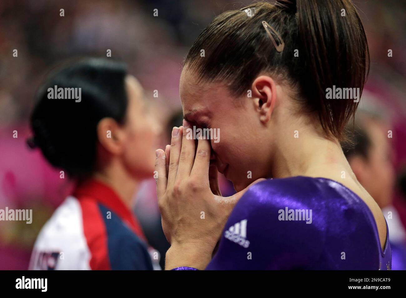 U S Gymnast Jordyn Wieber Cries After She Failed To Qualify For The