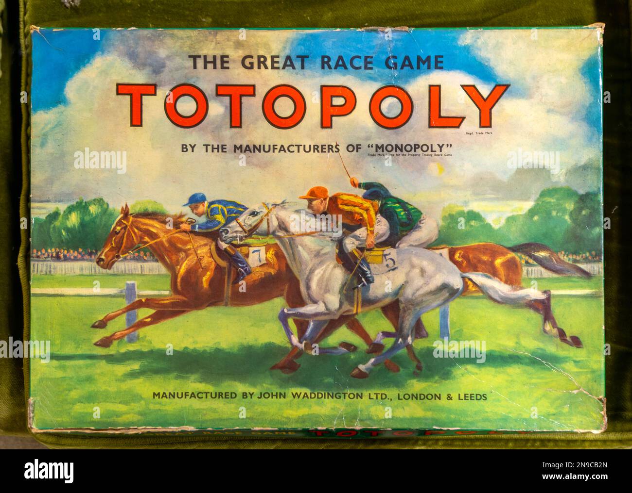 Boxed Totopoly board game by John Waddington Ltd, UK Stock Photo - Alamy