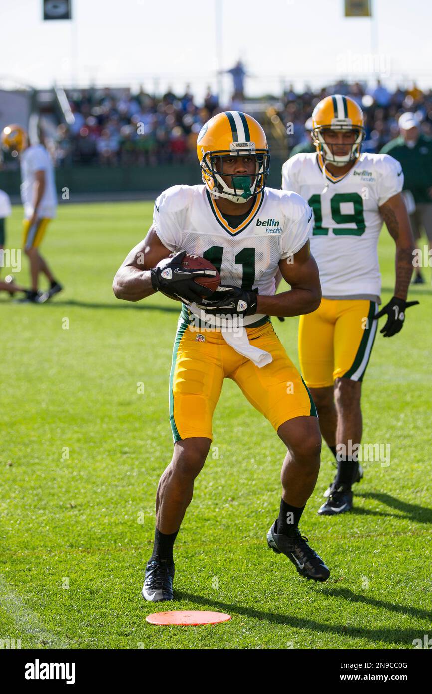 Green Bay Packers wide receiver Jarrett Boykin (11) at NFL football ...