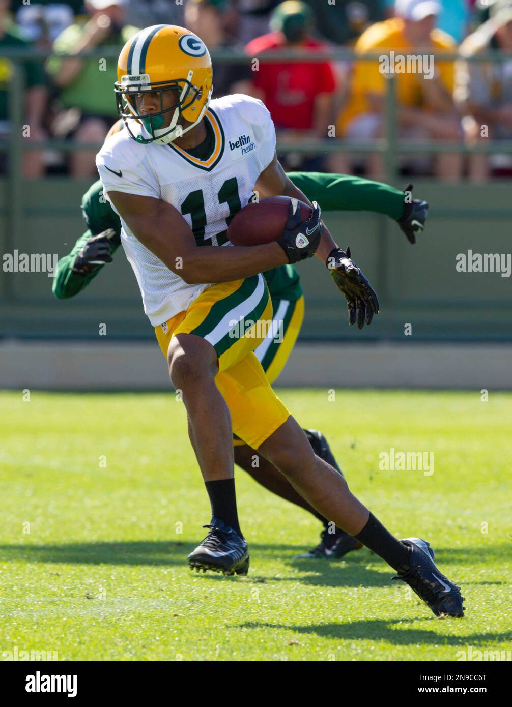 Green Bay Packers wide receiver Jarrett Boykin (11) at NFL football ...