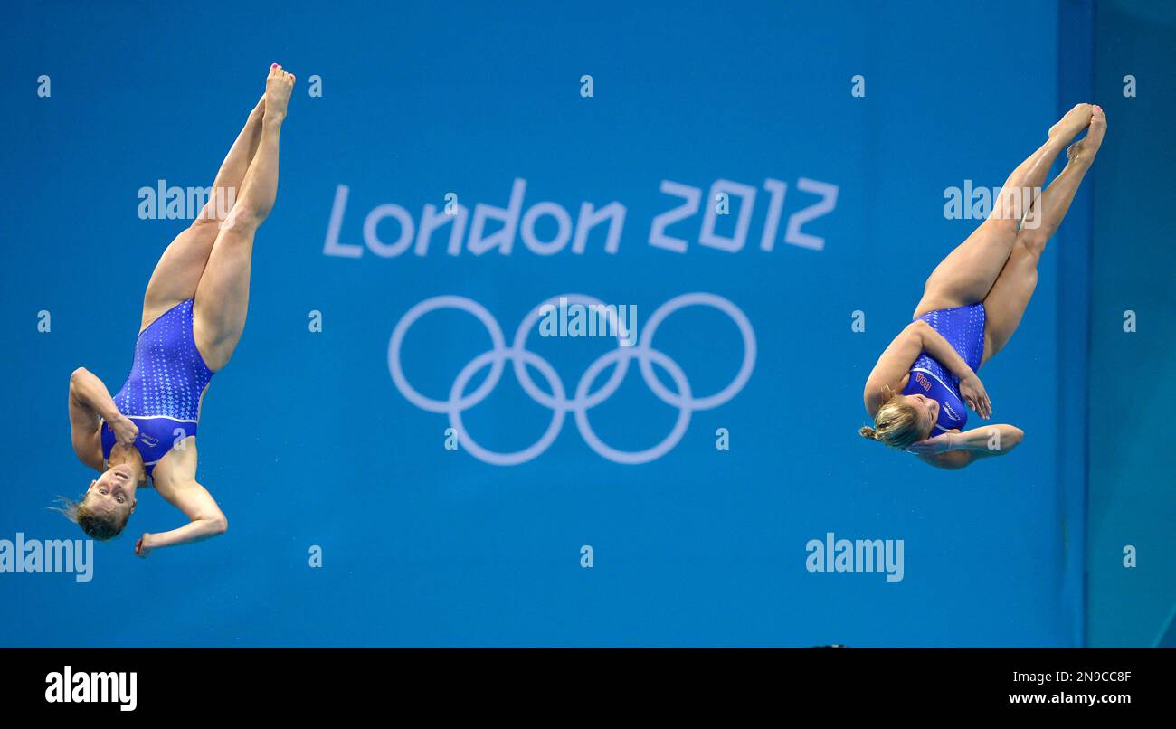 Abigail Johnston and Kelci Bryant of the USA compete during the 3 Meter ...