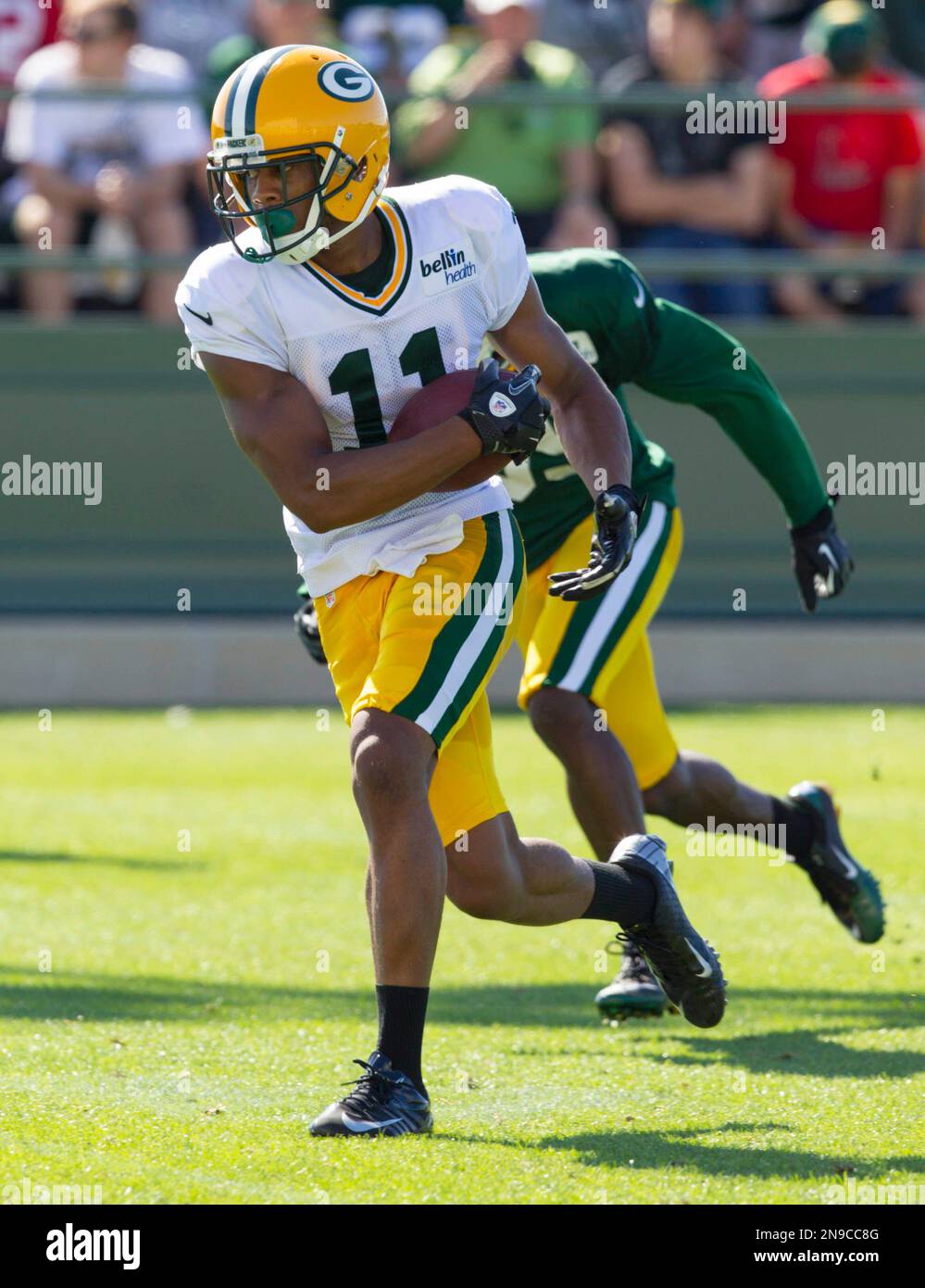 Green Bay Packers wide receiver Jarrett Boykin (11) at NFL football ...