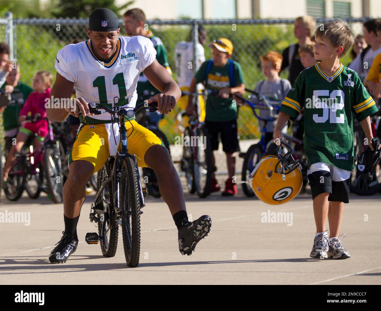 Green Bay Packers wide receiver Jarrett Boykin (11) at NFL football ...