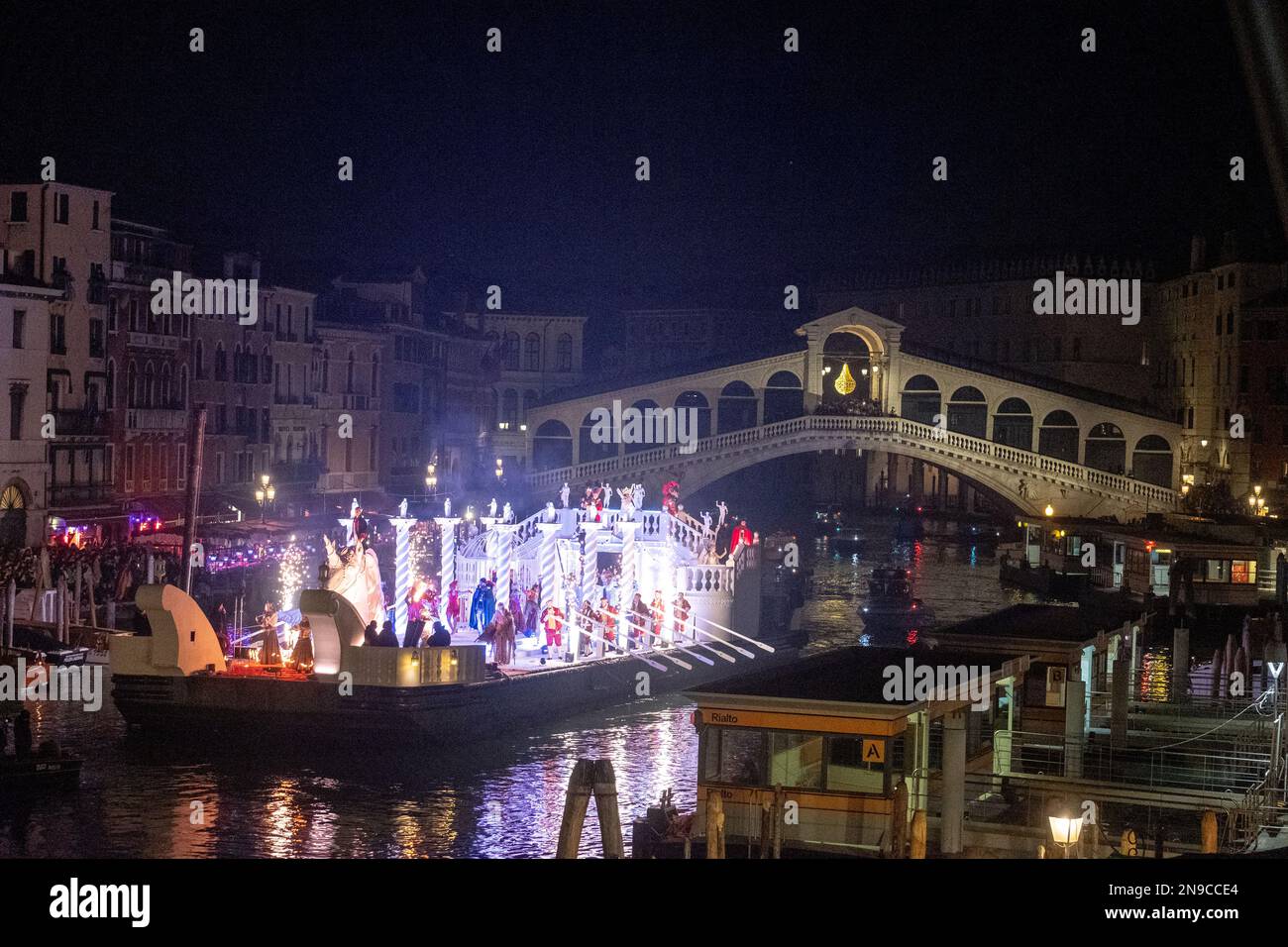 Venice party boat hi-res stock photography and images - Alamy