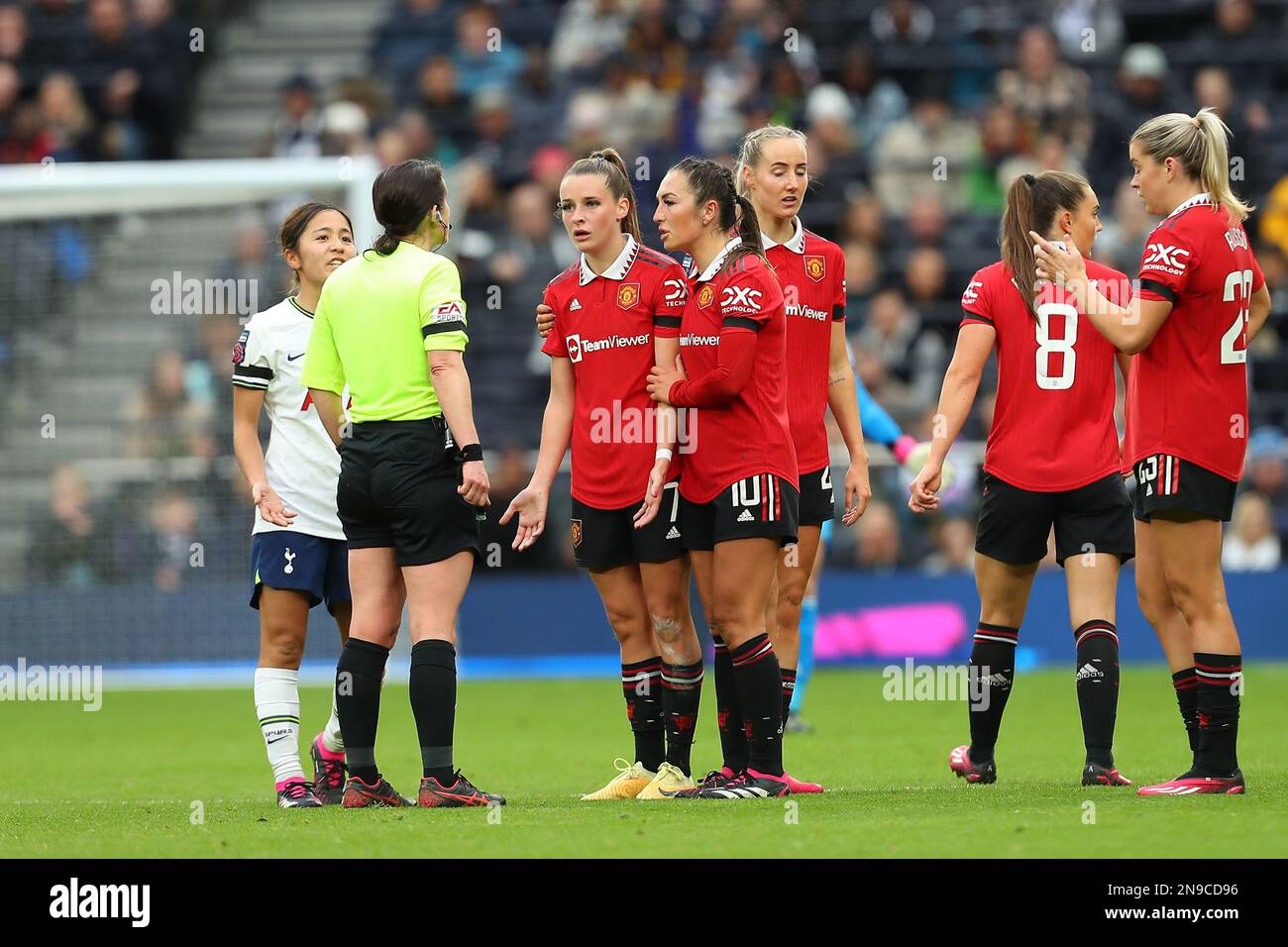 Tottenham Hotspur Stadium, London, UK. 12th Feb, 2023. Womens Super ...