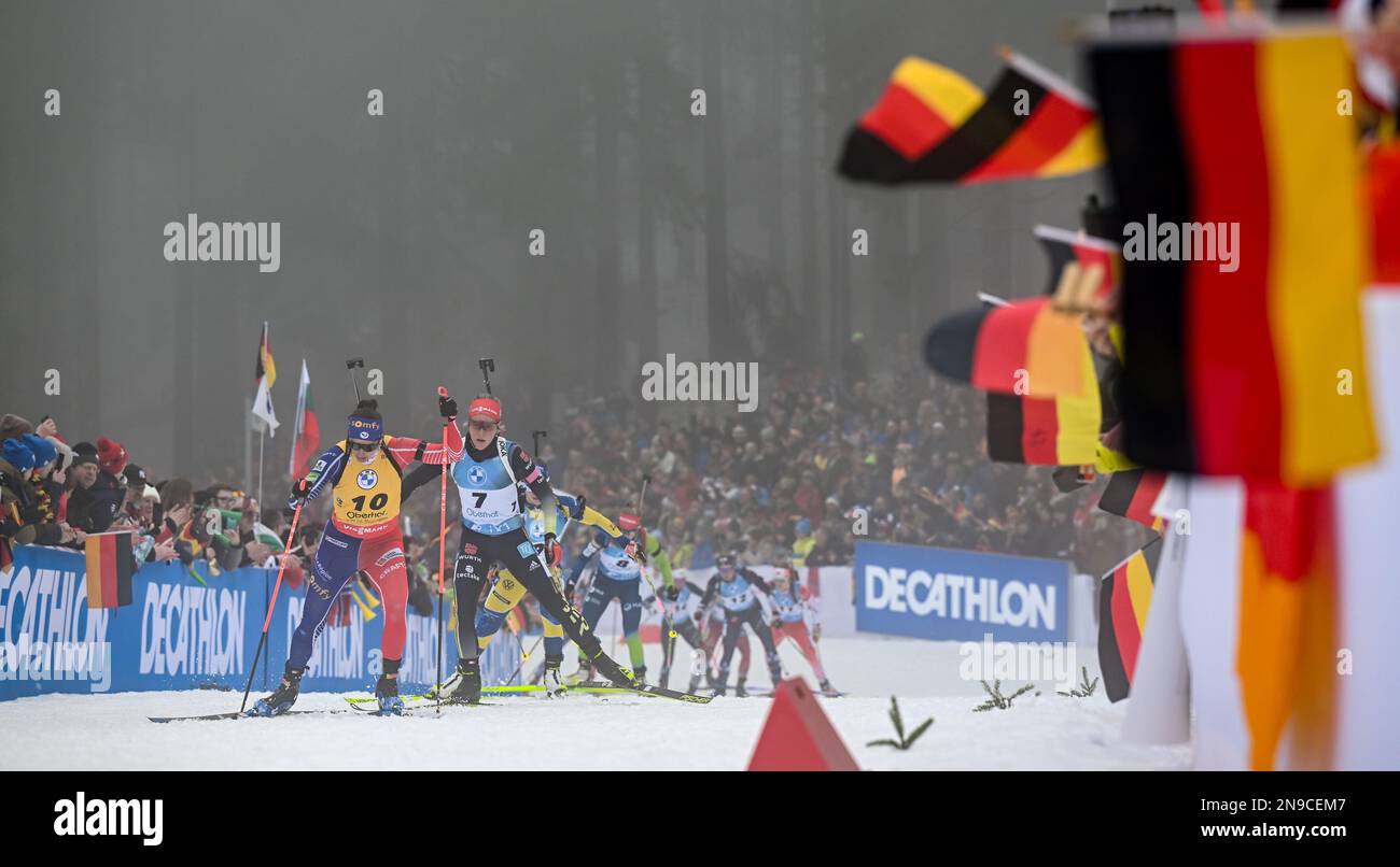Oberhof, Germany. 12th Feb, 2023. Biathlon: World Championship, pursuit ...