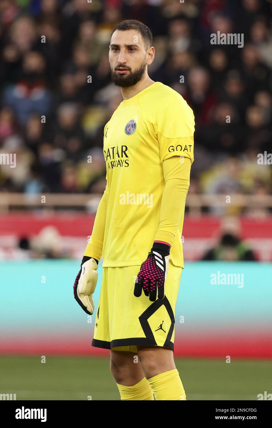 PSG goalkeeper Gianluigi Donnarumma during the French championship ...