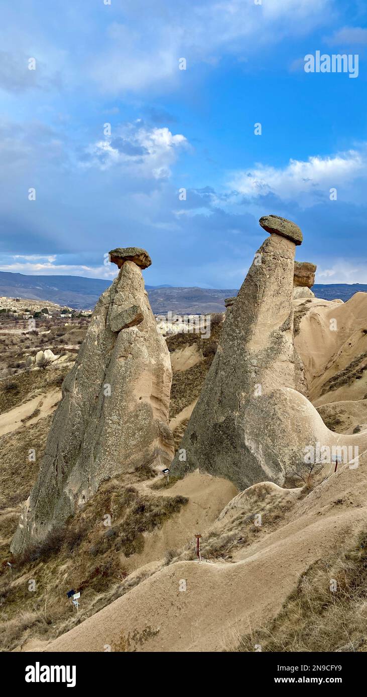 Three Graces, three Beautifuls (uc guzeller) rock hills in Devrent ...