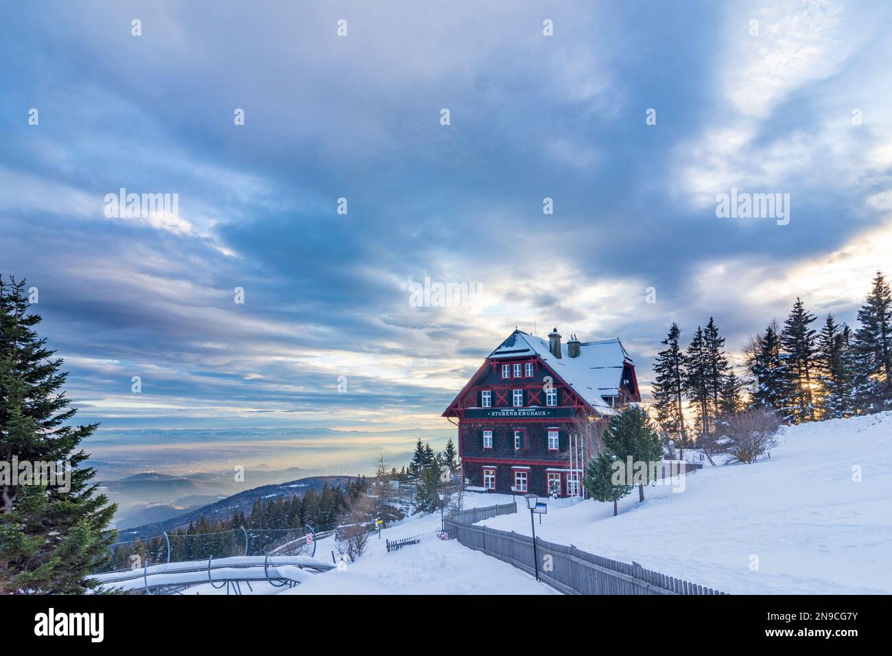 Sankt Radegund bei Graz: mountain Schöckl, mountain hut Stubenberghaus ...
