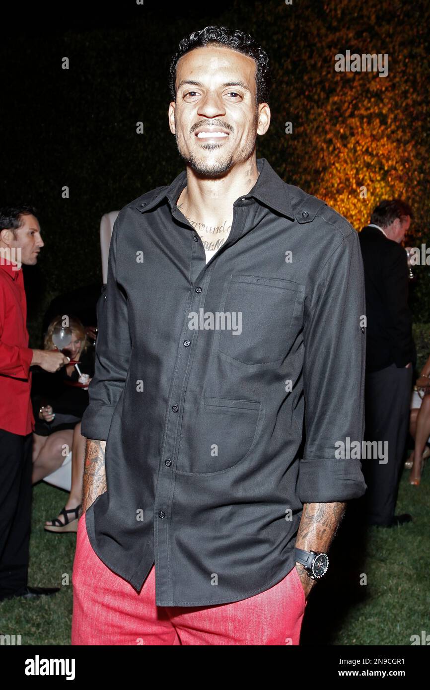Matt Barnes of the Los Angeles Lakers attends the Zing vodka party ...