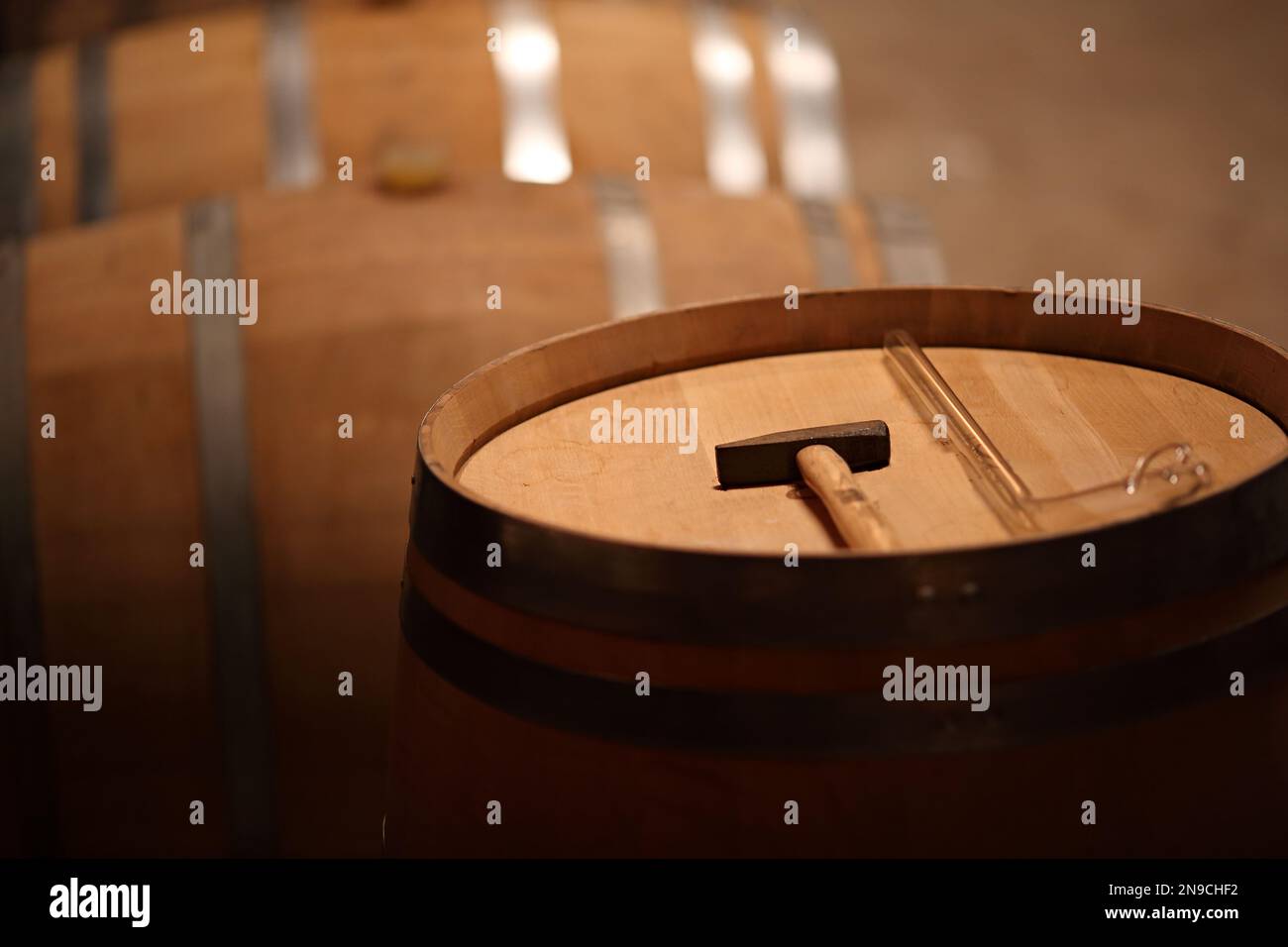 Tools for the wine tasting Stock Photo - Alamy