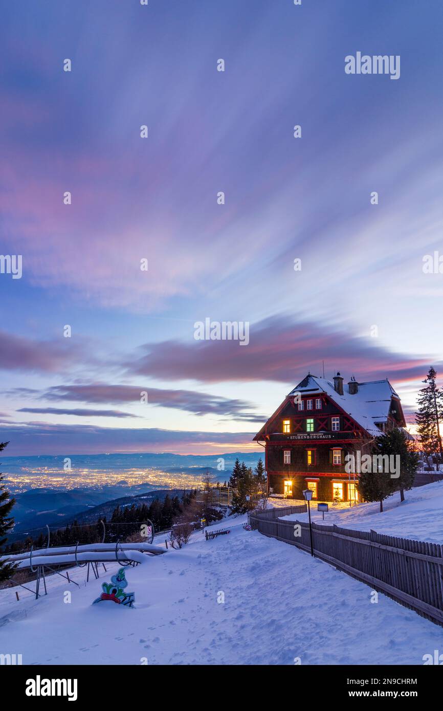 Sankt Radegund bei Graz: mountain Schöckl, mountain hut Stubenberghaus ...