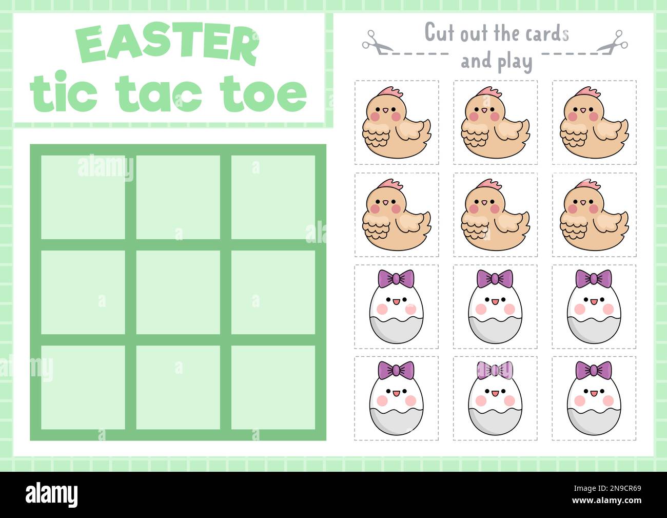 Vector Garden Tic Tac Toe Chart With Batterfly And Tulips, 53% OFF