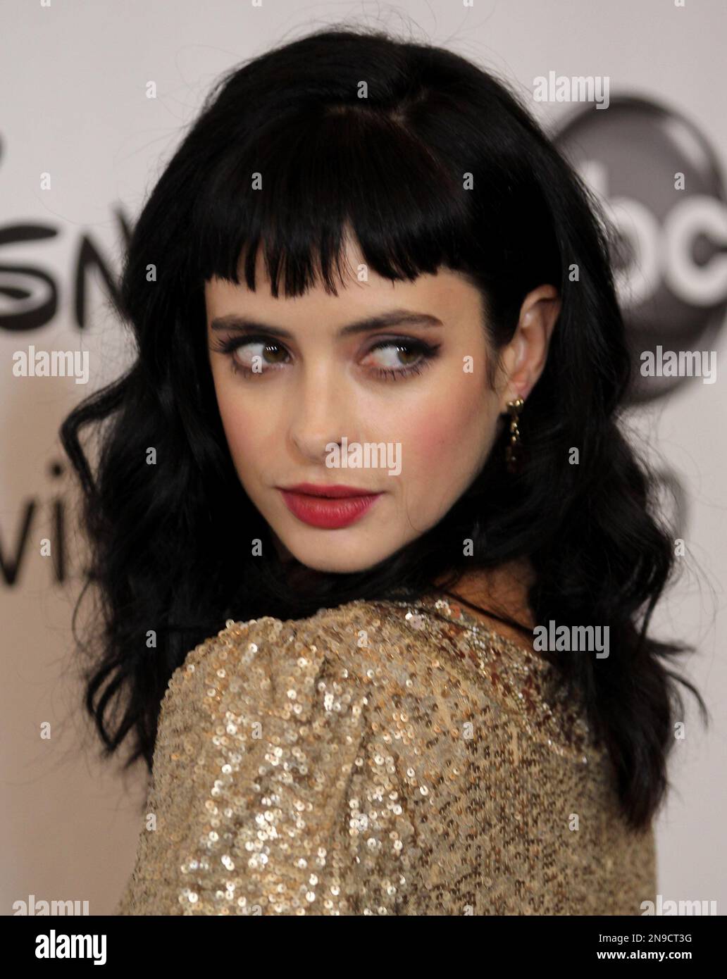 Actress Krysten Ritter arrives at the Disney ABC Television Group 2012 ...