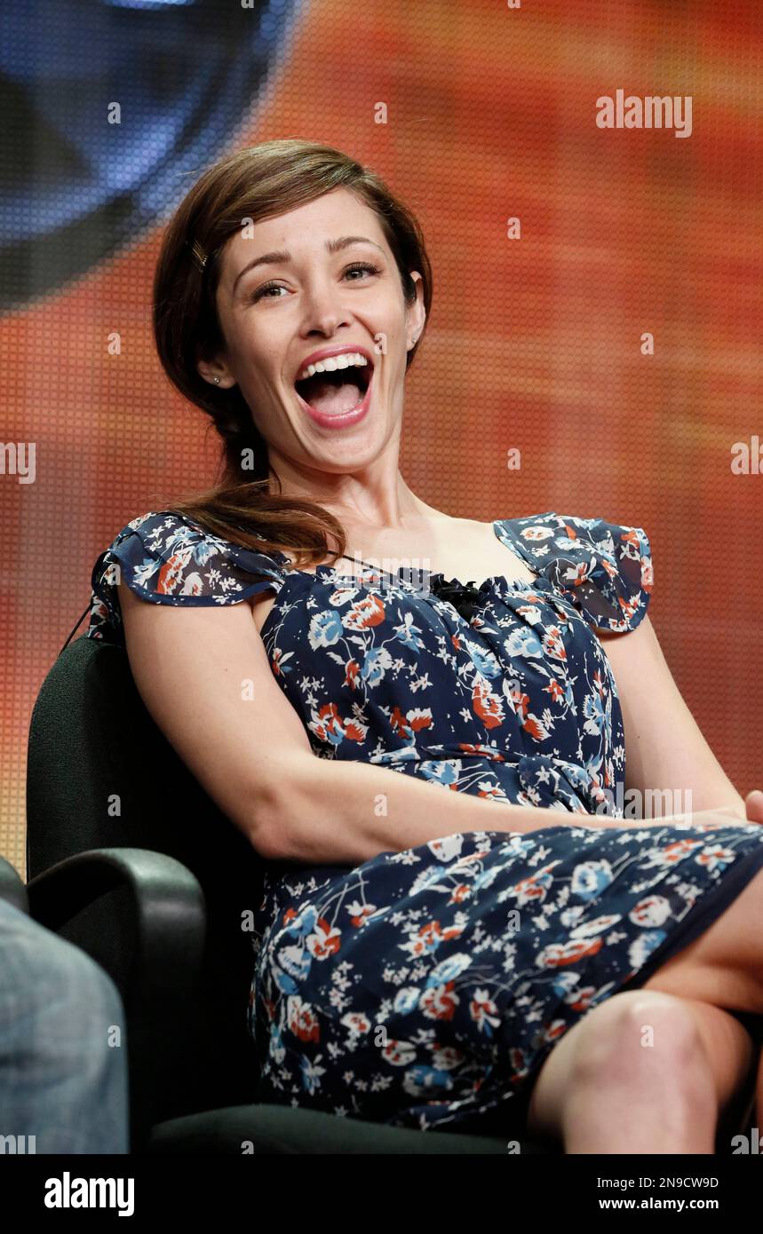 Autumn Reeser attends the "Last Resort" panel at the Disney ABC TCA Day ...