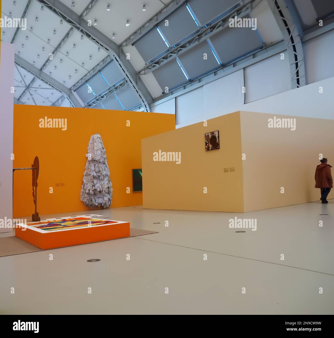 contemporary art collection of Deichtorhallen in Hamburg Stock Photo ...