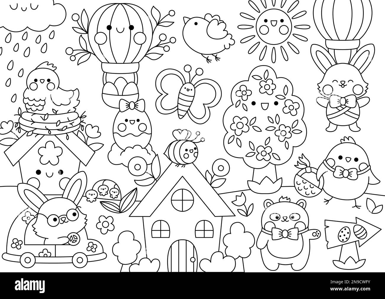 holi coloring pages for kids