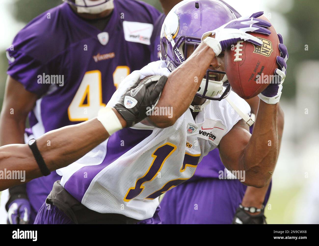 Minnesota Vikings wide receiver Percy Harvin shown during NFL football ...