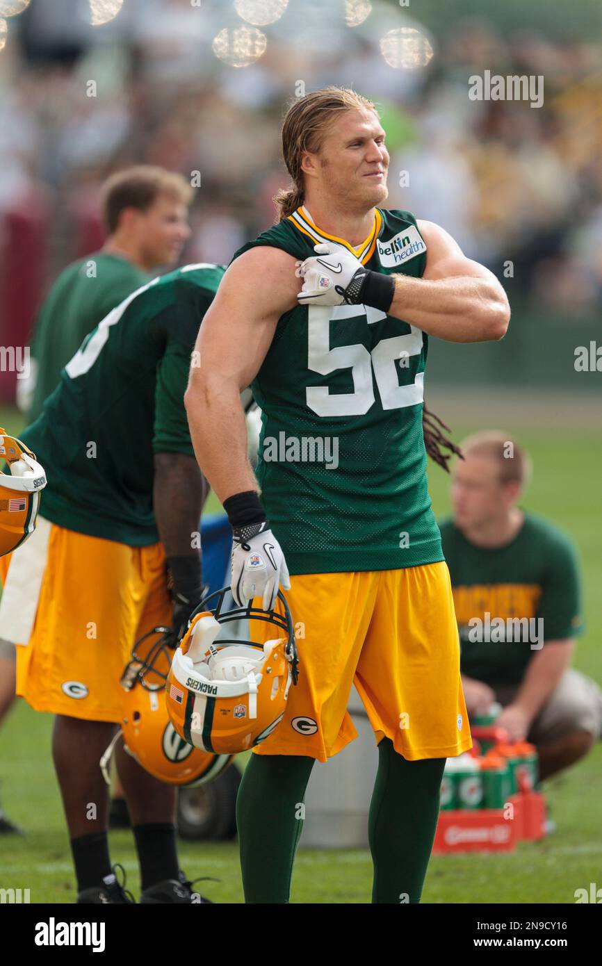 Green Bay Packers linebacker Clay Matthews (52) before Green Bay ...