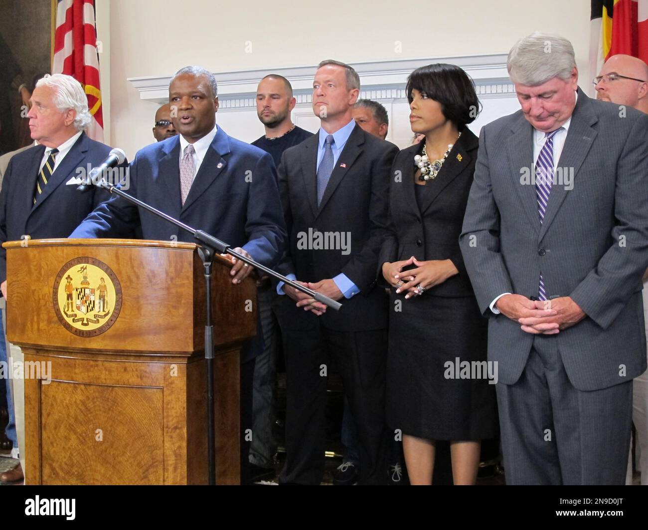 Prince George’s County Executive Rushern Baker speaks at a news ...