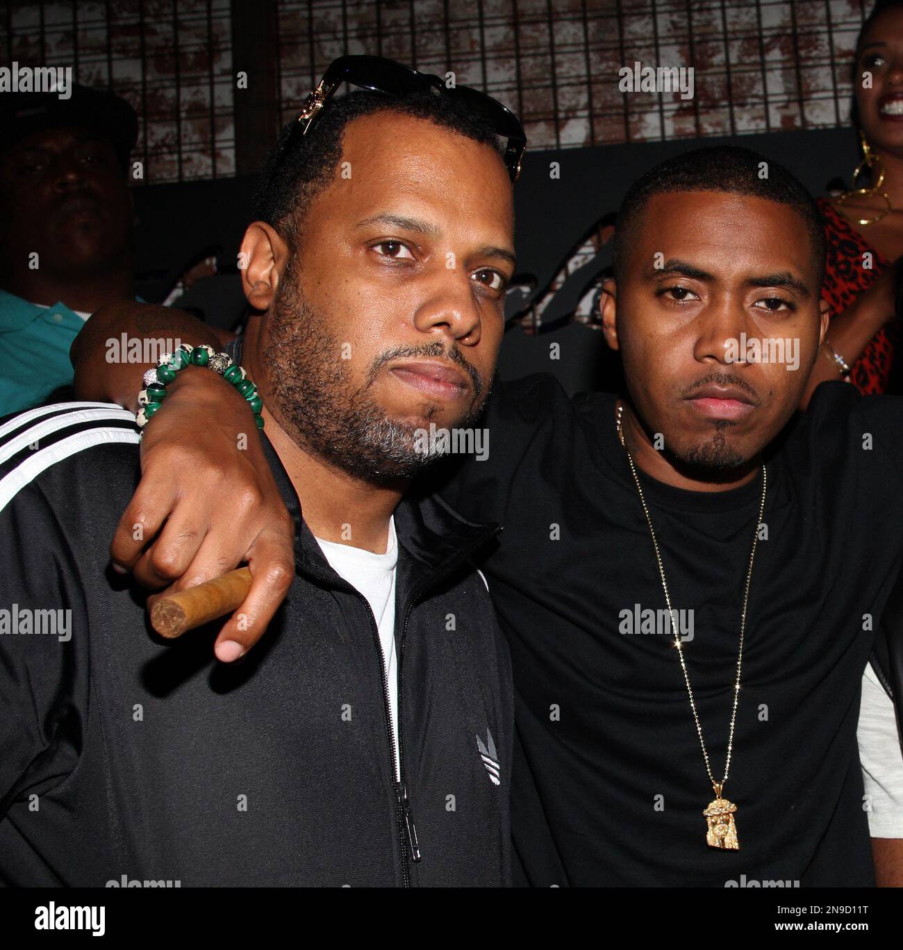 Producer Ernest "NO I.D." Wilson and rapper/MC Nasir Bin Olu Dara Jones ...