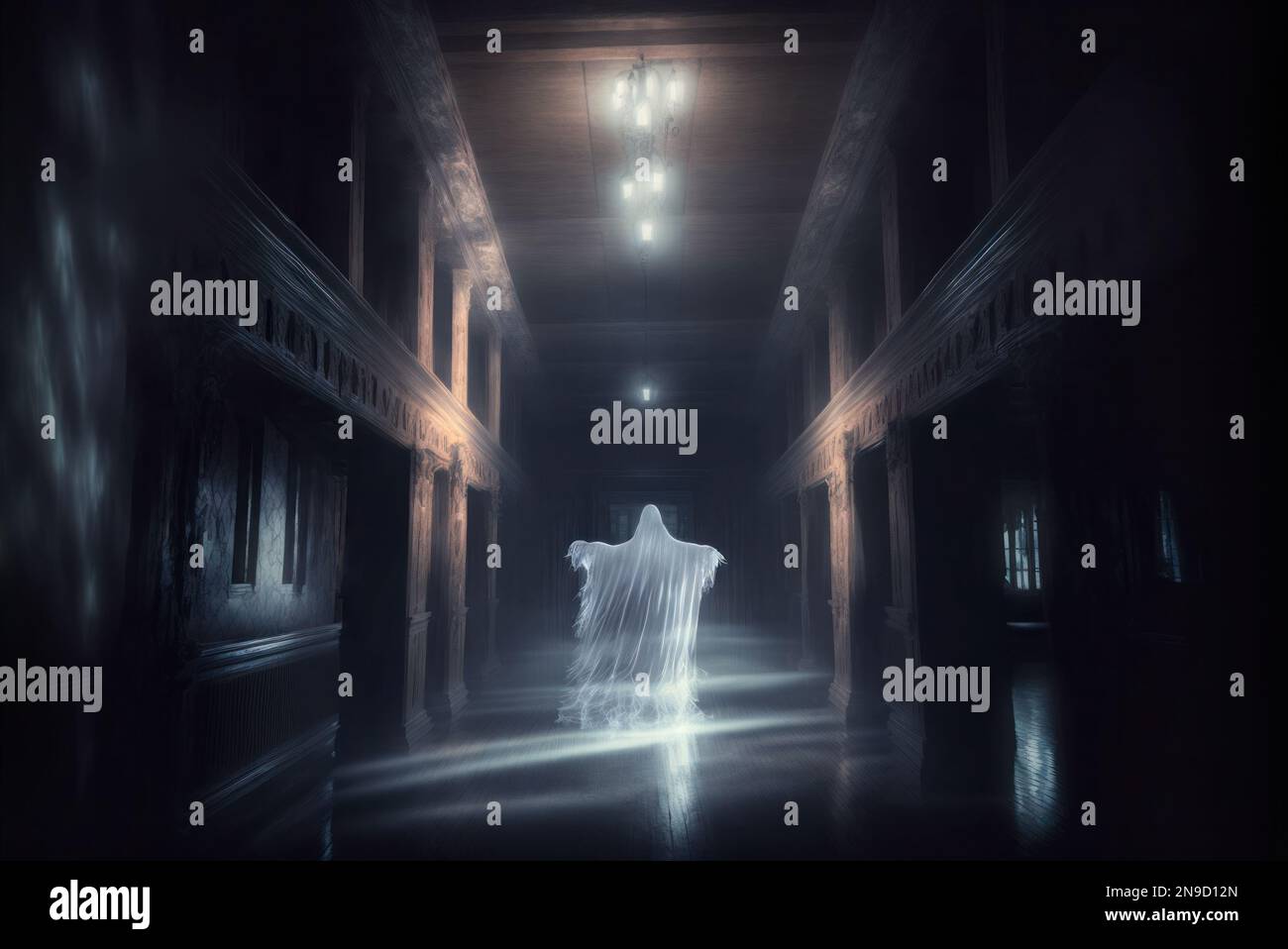 Ghostly figure and hall hi-res stock photography and images - Alamy