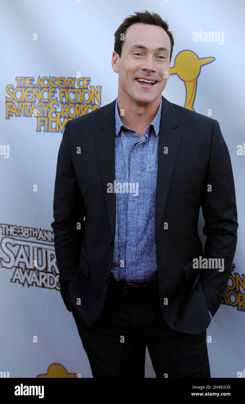 Actor Chris Klein poses at The Saturn Awards at the Castaway Event ...