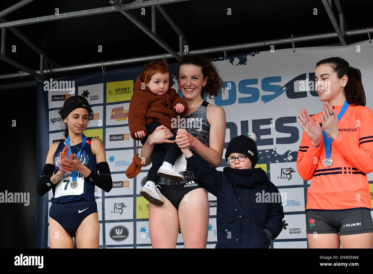 Belgian Chloe Herbiet, Belgian Lisa Rooms and English Sarah Astin ...