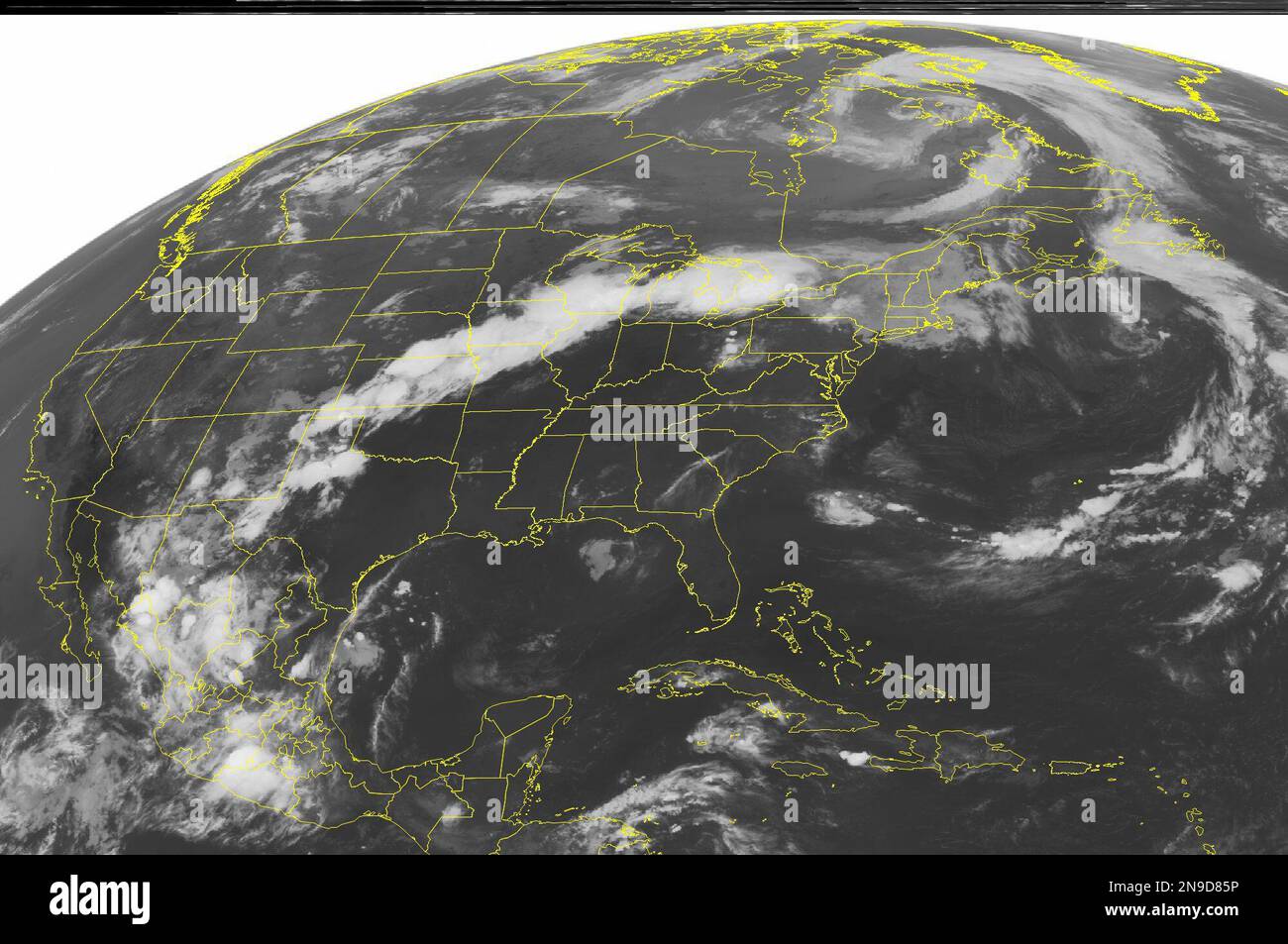 This NOAA satellite image taken Thursday, July 26, 2012 at 1:45 a.m ...